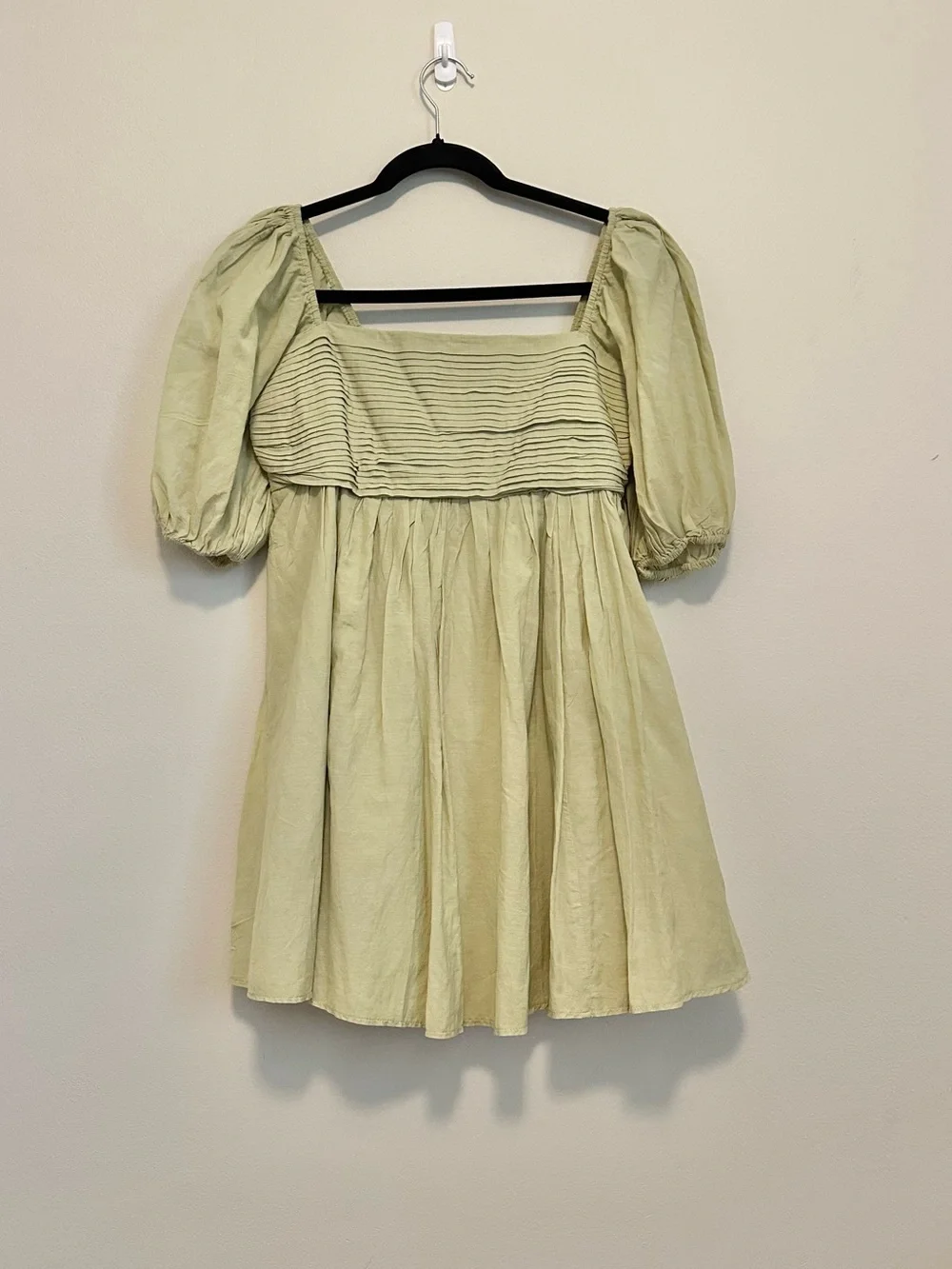 Abercrombie & Fitch | Dresses | Abercrombie Fitch Sage Green Puff ...